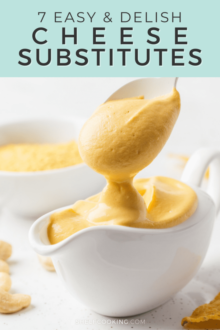 7 Cheese Substitute Options (Vegan Options & More) - Shelf Cooking