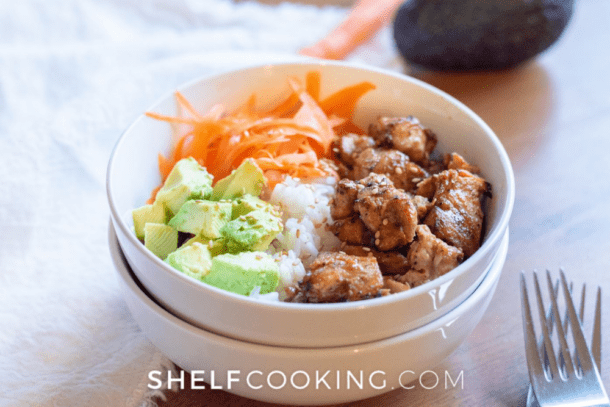 Easy 10-Minute Air Fryer Teriyaki Salmon Bowl Recipe - Make Your Own ...